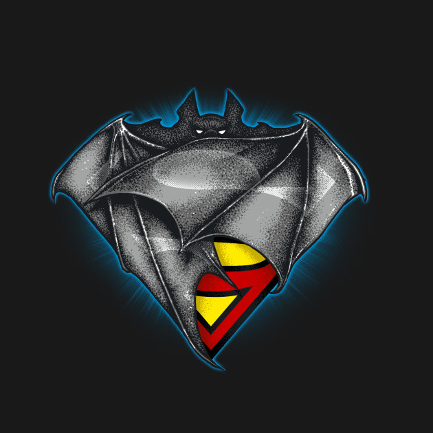 SuperBat - Batman/Superman T-Shirt - The Shirt List