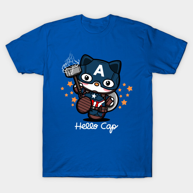 Hello Cap - Captain America T-Shirt - The Shirt List
