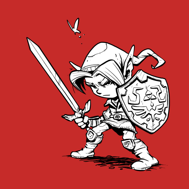 Link - The Legend of Zelda T-Shirt by Shane Hunt - The Shirt List