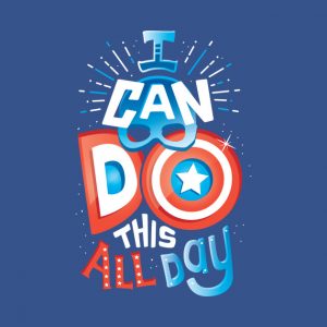 I can do this all day - Captain America T-Shirt - The Shirt List