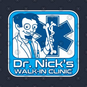 Doctor N. - The Simpsons Nick Riviera T-Shirt - The Shirt List