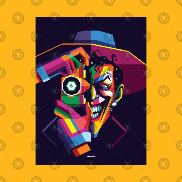 Joker Pop Art - Killing Joke T-Shirt by Alanside - The Shirt List