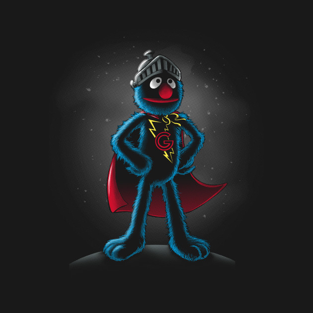 Super Puppet - Super Grover T-Shirt - The Shirt List