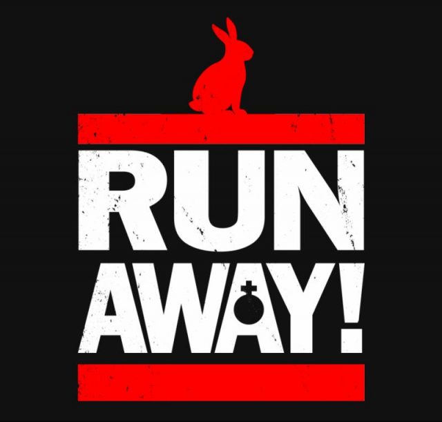 Run Away From The Rabbit - Monty Python T-Shirt - The Shirt List