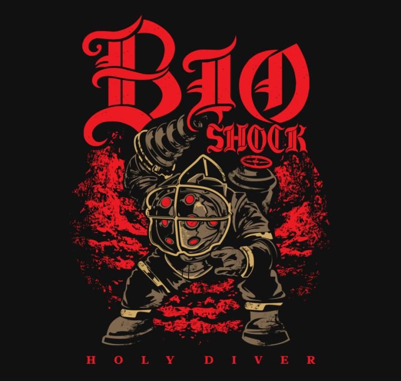 Big Holy Diver - BioShock Big Daddy T-Shirt - The Shirt List
