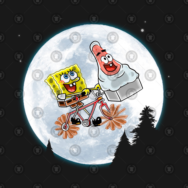 Flying Sponge - SpongeBob SquarePants T-Shirt - The Shirt List