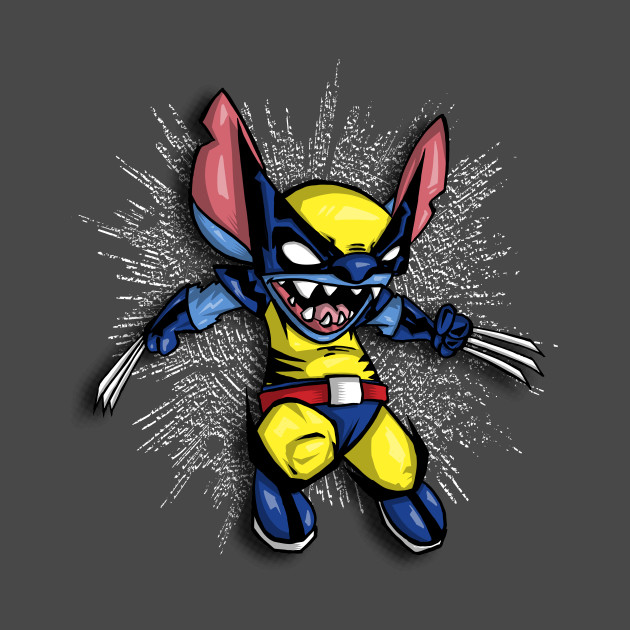 Stitcherine - Wolverine/Stitch T-Shirt - The Shirt List