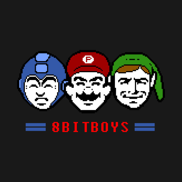 8-Bit Boys - Nintendo Video Game T-Shirt - The Shirt List