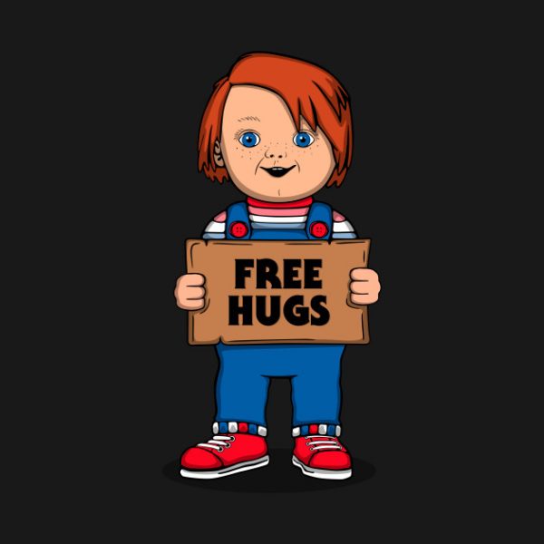Free hugs - Child's Play Chucky T-Shirt - The Shirt Lis