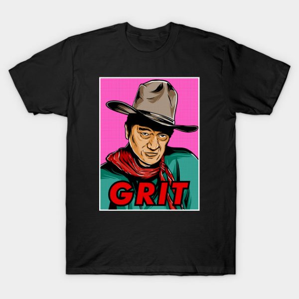 Grit - John Wayne T-Shirt by OpoyoStudio - The Shirt List