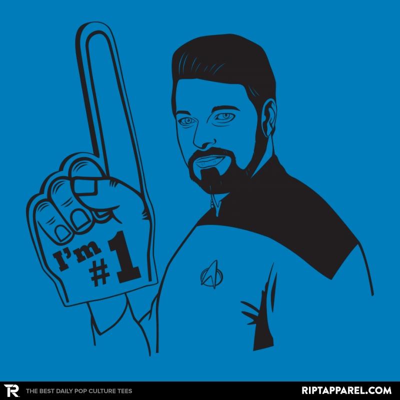 I AM NUMBER ONE - Commander William T. Riker T-Shirt - The Shirt List