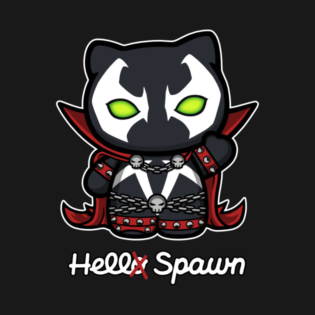 HELL-O SPAWN T-Shirt by Cattoc_C - The Shirt List