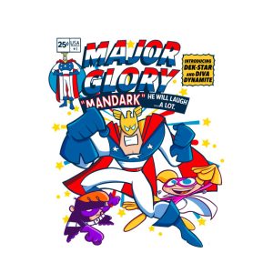 Major Glory Comic - Dexter's Laboratory T-Shirt - The Shirt List