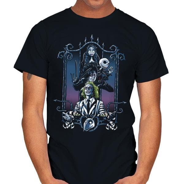 ENTER THE BURTONS - Tim Burton Movie T-Shirt - The Shirt List