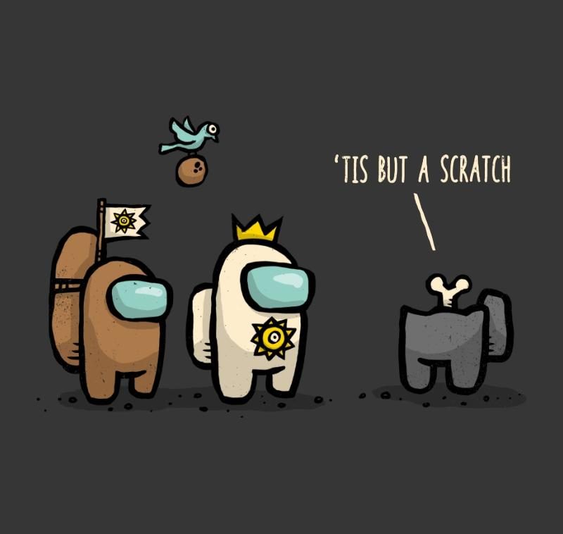 A BLACK KNIGHT AMONG US T-Shirt - The Shirt List