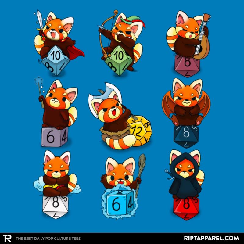 RED PANDA ROLE DICE - Dungeons & Dragons T-Shirt - The Shirt List