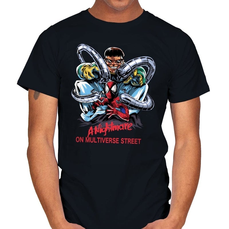 A Nightmare on Multiverse Street - Spider-Man T-Shirt - The Shirt List