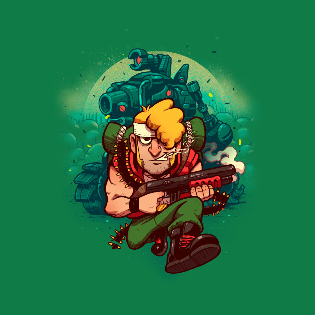 Heavy Machine Gun - Metal Slug T-Shirt - The Shirt List