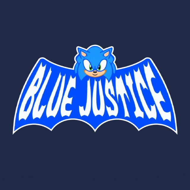 Blue Justice - Sonic the Hedgehog T-Shirt - The Shirt List