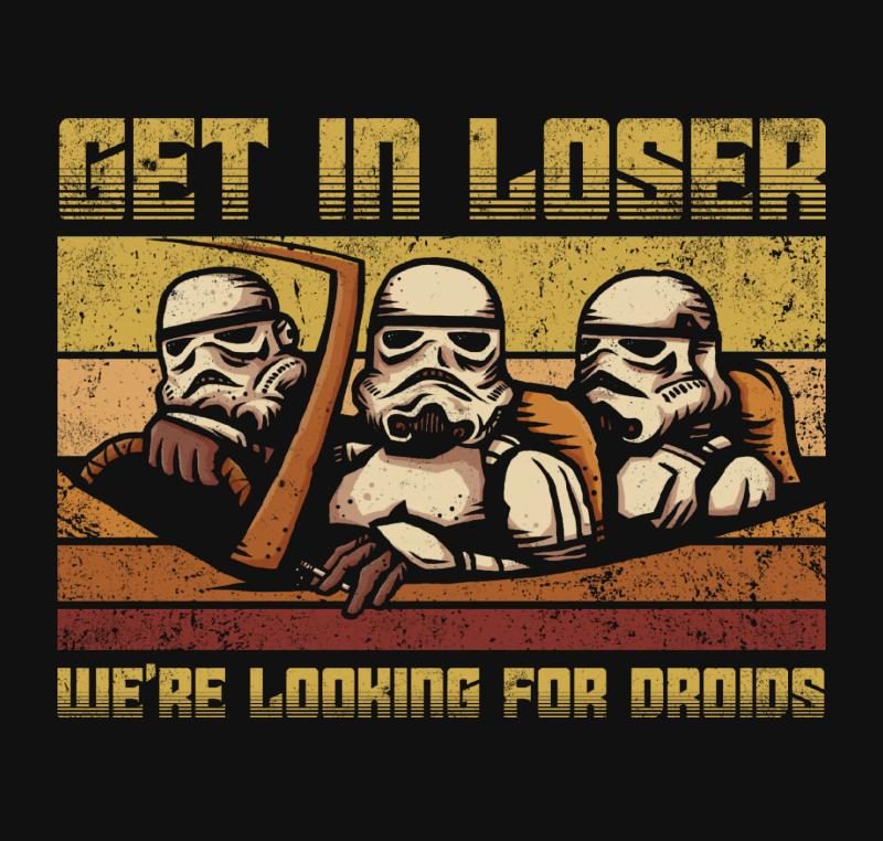 We're looking for Droids - Star Wars T-Shirt - The Shirt List