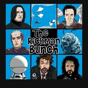 THE RICKMAN BUNCH - Alan Rickman T-Shirt - The Shirt List