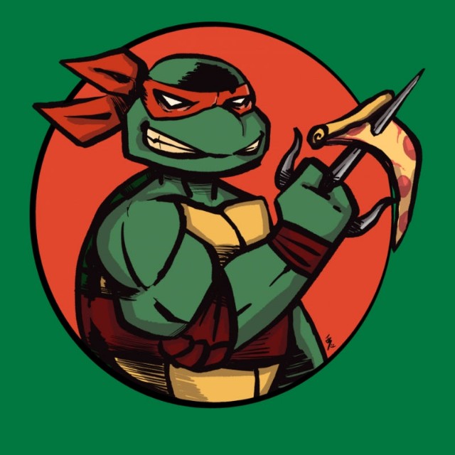 MEAN SLICE - Teenage Mutant Ninja Turtles T-Shirt - The Shirt List