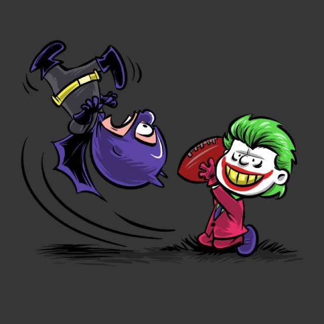 BAT CHARLIE - Batman and Joker T-Shirt - The Shirt List