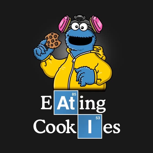 Eating Cookies - Cookie Monster T-Shirt - The Shirt List