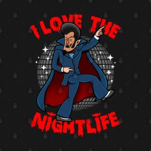 Funny 70's Retro Halloween Disco Dracula Vampire Meme T-Shirt - The ...