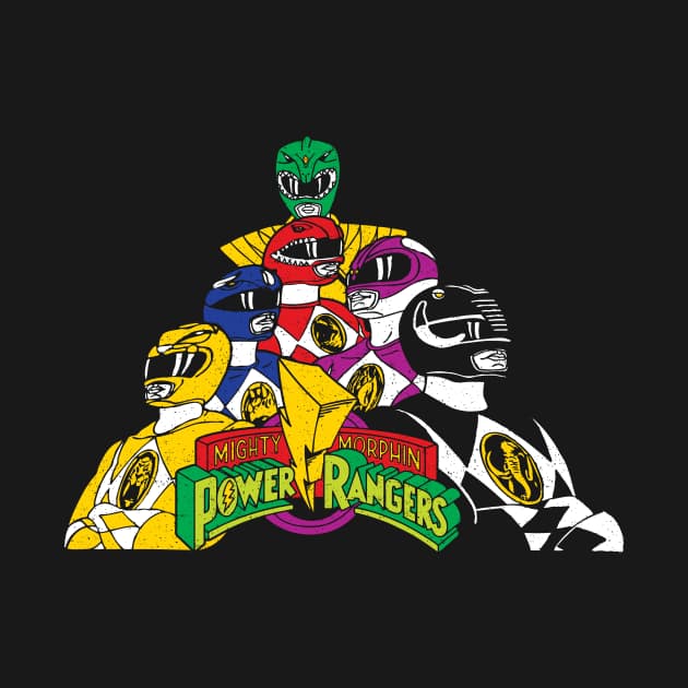 MMPR! - Power Rangers T-Shirt - The Shirt List